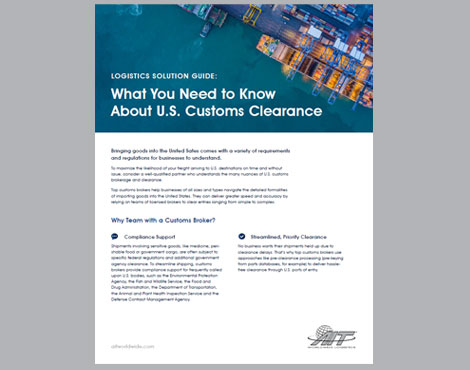 What You Need to Know About U.S. Customs Clearance | AIT Worldwide ...